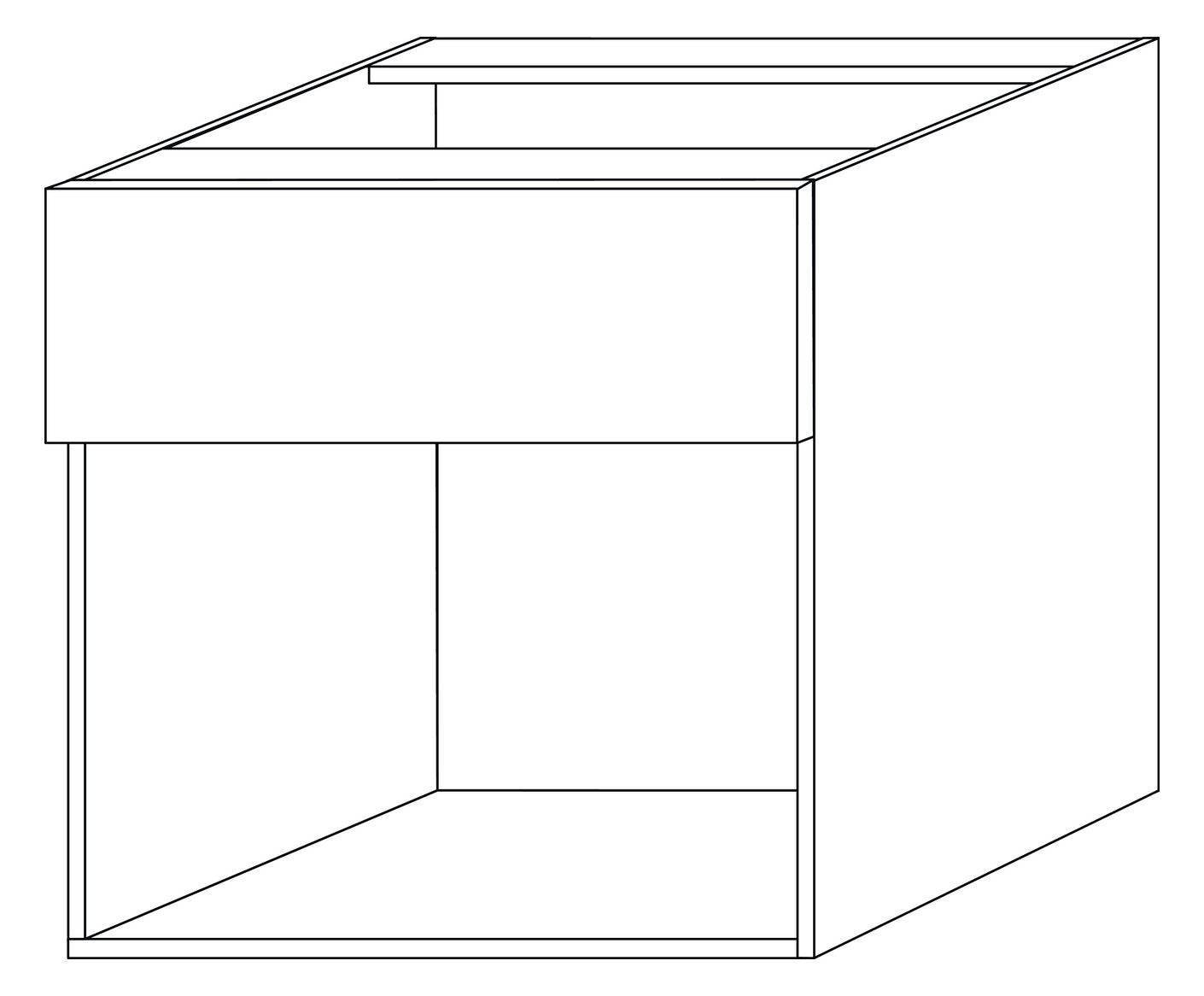 SA Anbau-/Solitärschrank 2morrow (G2353) 510x500x520 Eiche-Tabak | 16116447