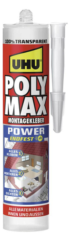 UHU-Montagekleber POLY MAX express, glaskar Nr.47855 - 300g, 14,29