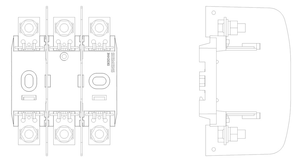 NH-Sicherungsunterteil 3p NH00 NH00 160A | 6074251