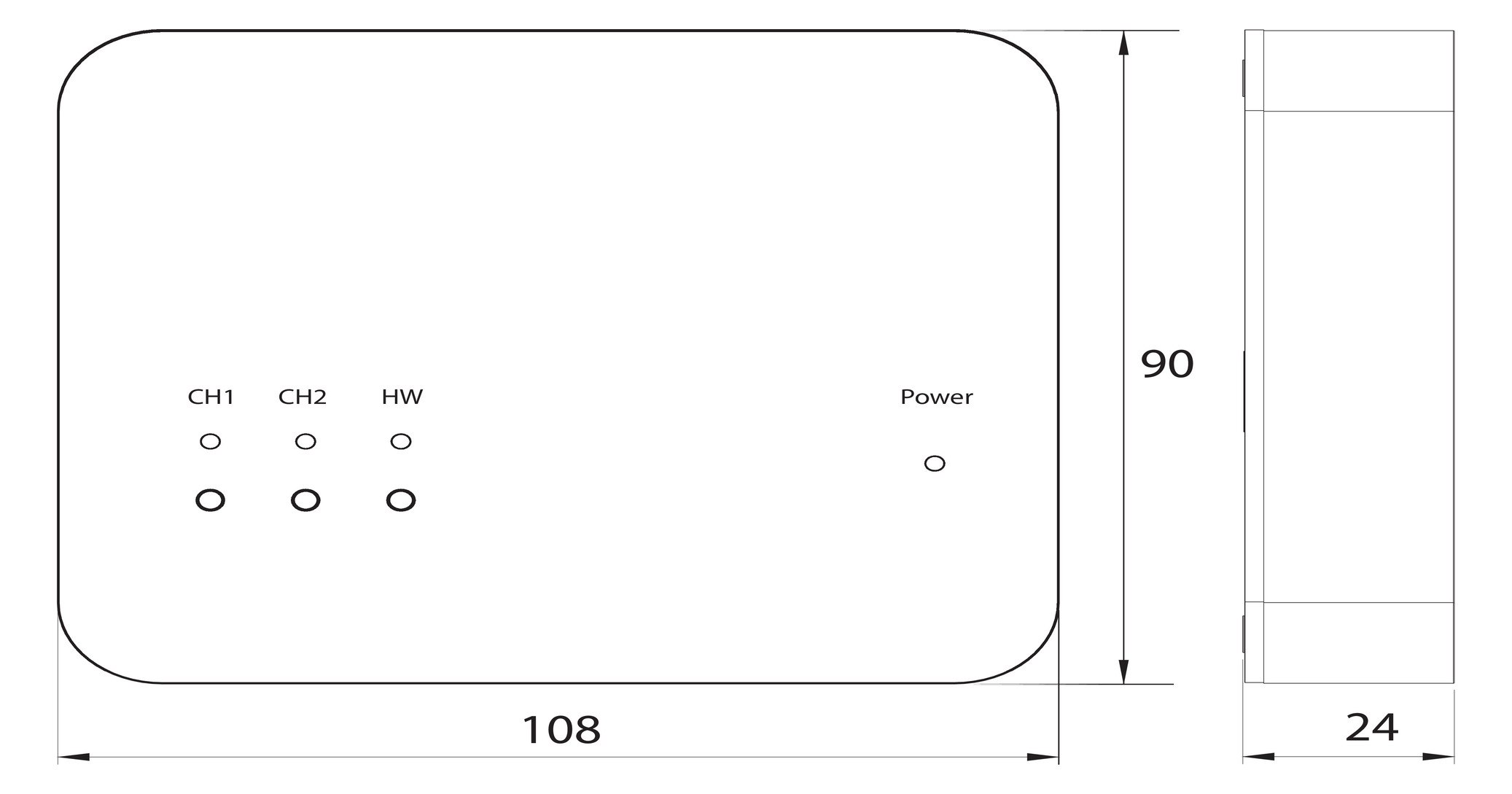 Heimeier Funkempfänger RF-Switch V2 Wandmontage, für UH8 RF und neoAir ...