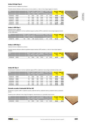 Unitex L-EPS 50/2 Pannello multistrato 50mm 2000x600mm | HGC